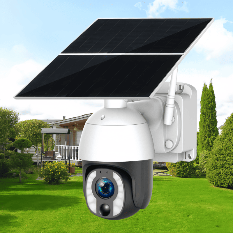 4G 5MP 10X Optical Zoom 24*7 Continuous Recording Wireless Solar camera ...